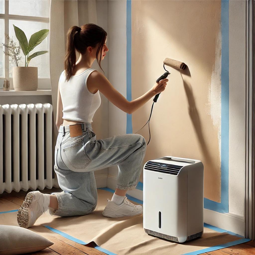 How I Use a Dehumidifier to Speed Up Paint Drying - Dry Me Now - Carpet ...
